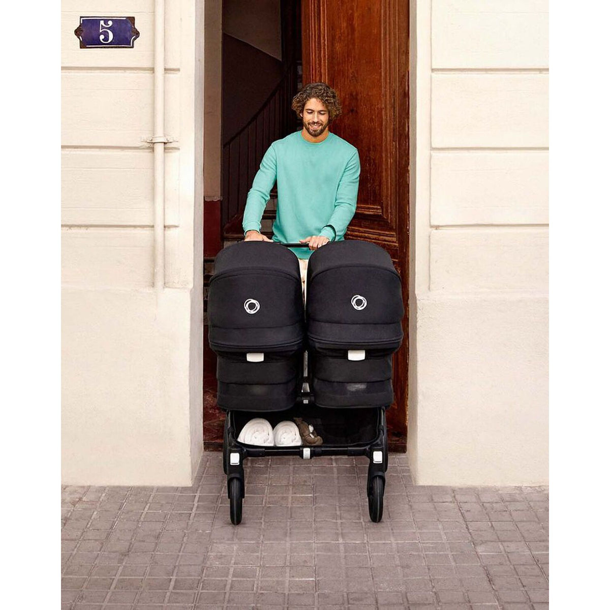 Bugaboo Donkey 5 Twin Complete (2 Bassinets and 2 Seat Stroller ...