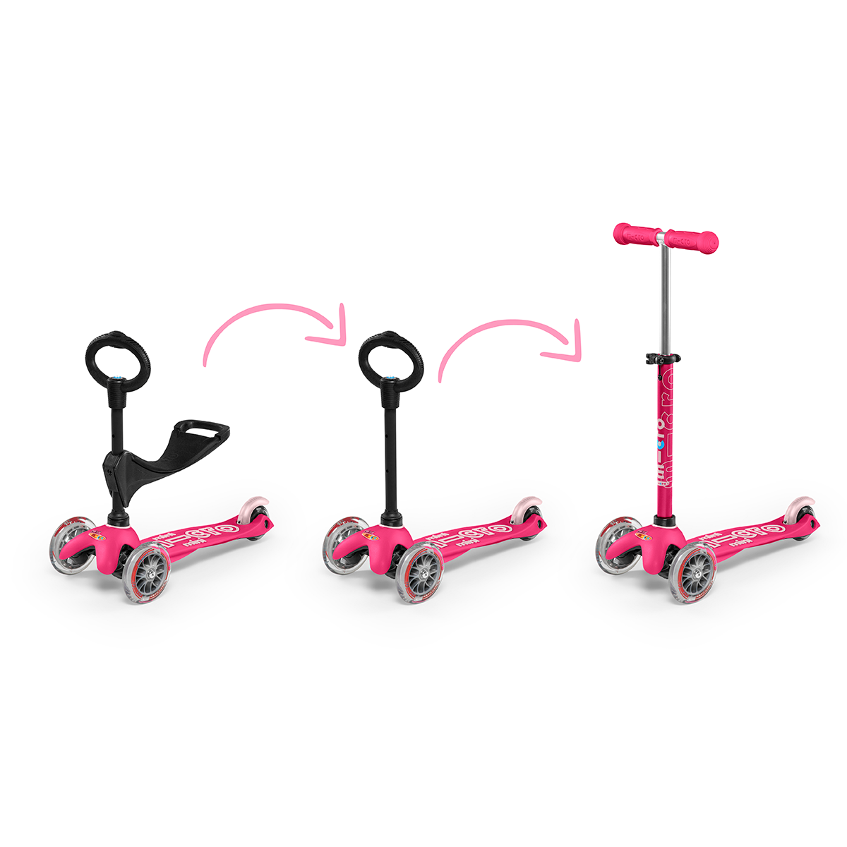Micro Kickboard Mini 3 in 1 Scooter DELUXE 1 - 5 years – Twinkle Baby ...