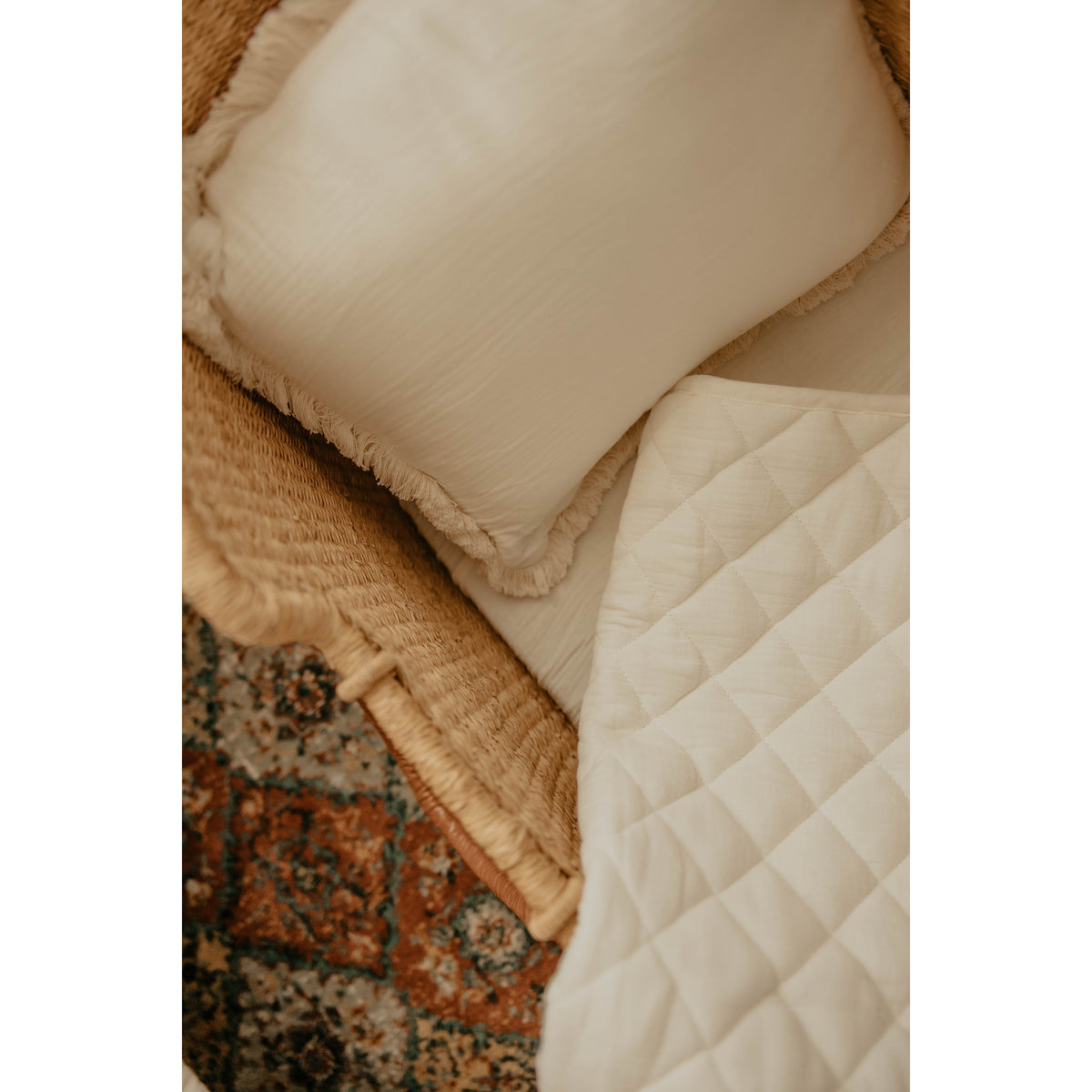 Mini Manilla Muslin 3 Piece Bassinet/Cradle Set – Twinkle Baby Boutique